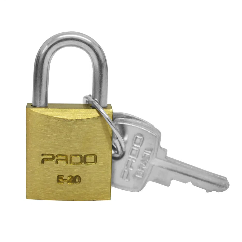 Cadeado Aço Inox / Aço Carbono 20 mm